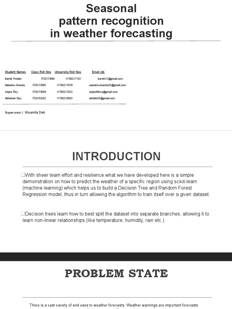 1 Trial | PDF | Weather Forecasting | Machine Learning