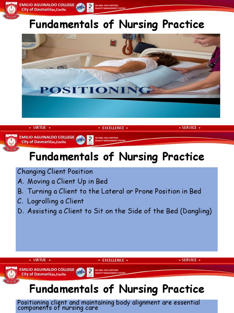 Nursing Client Positioning Techniques | PDF | Quality Management System ...