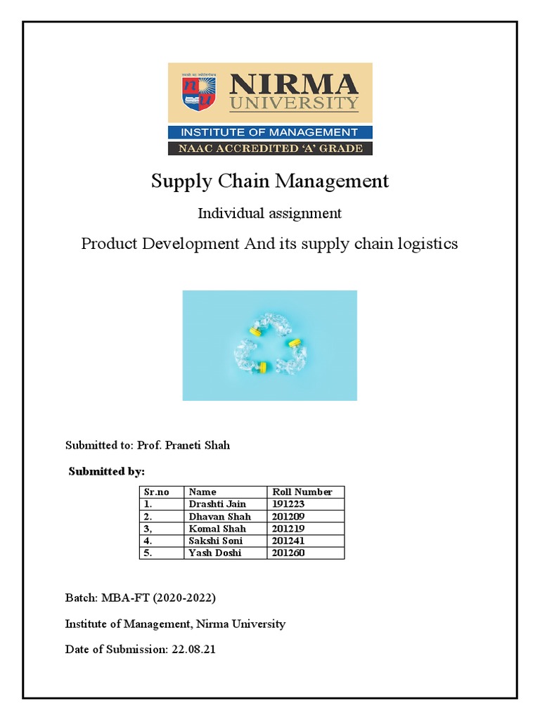 SCM Assignment | PDF | Recycling | Supply Chain