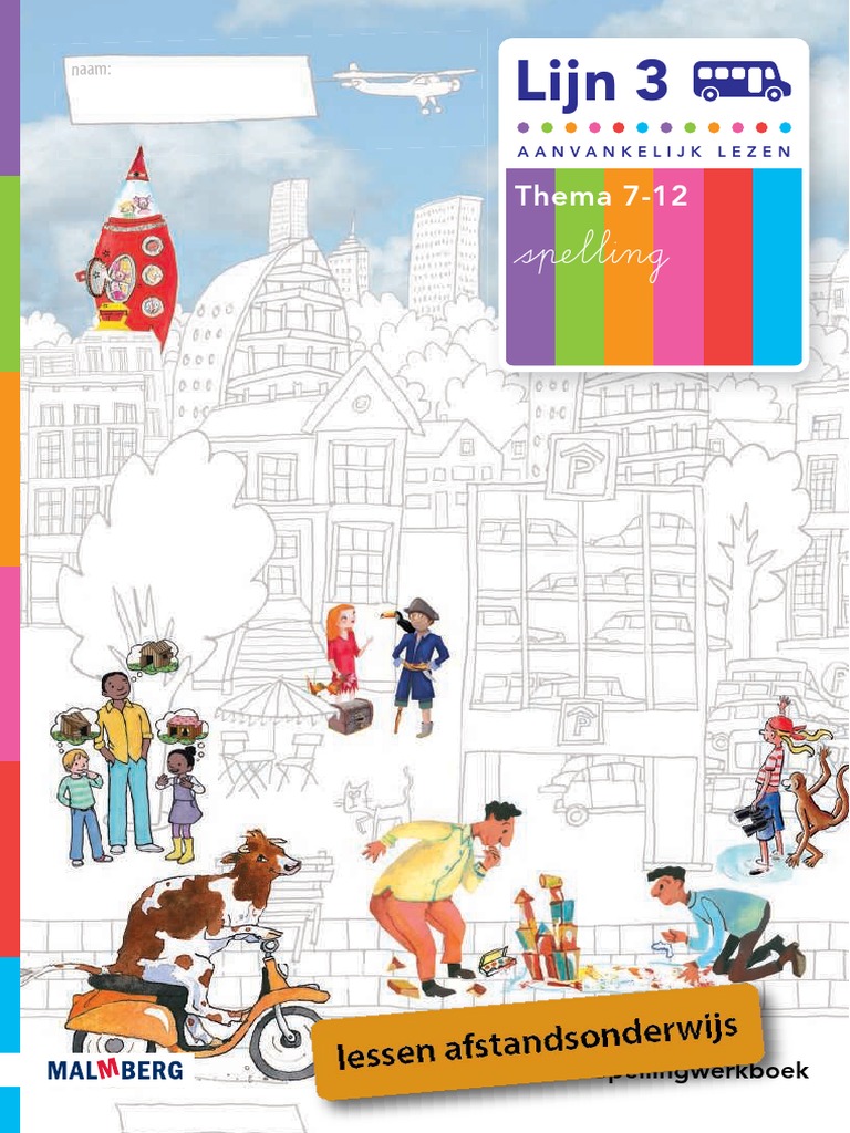 Lijn 3 Spelling Werkboek Groep 3 Thema 11 12 | PDF