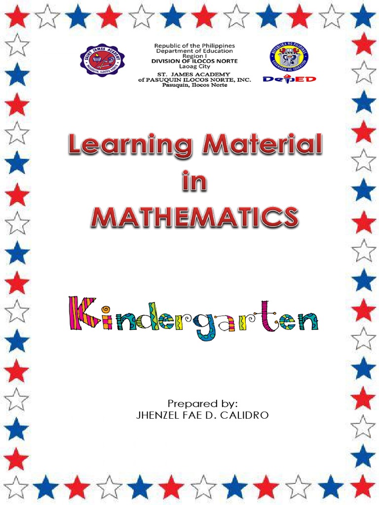 Activity Sheets Mathematics K2 | PDF