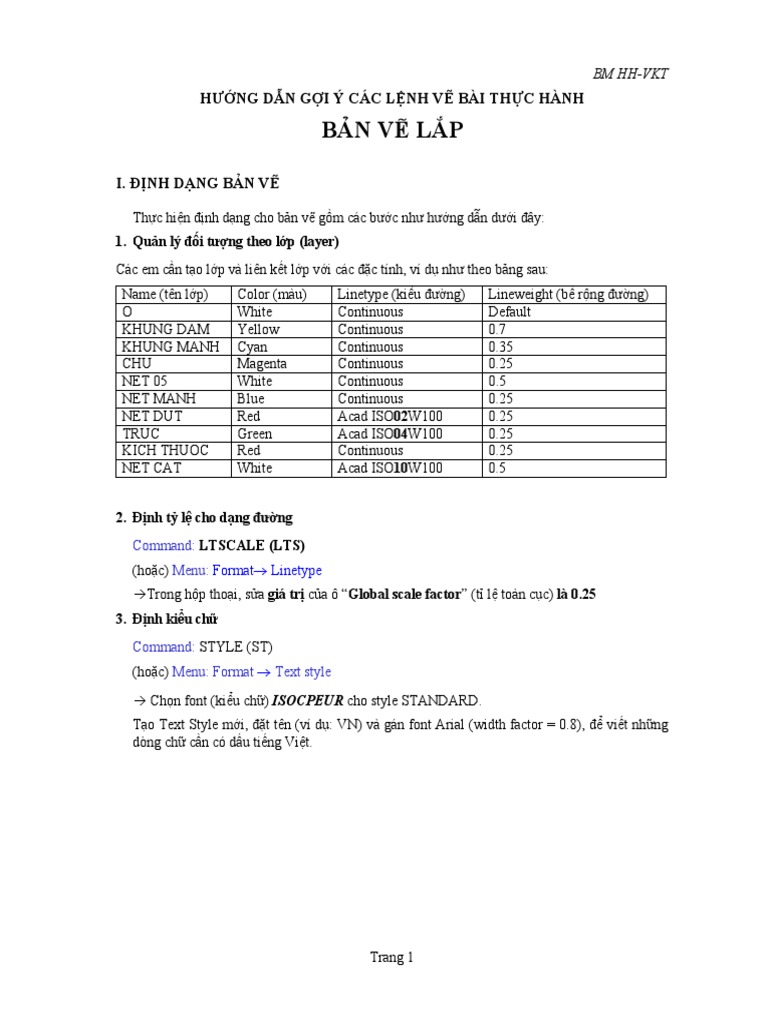 BÀI TH4- HUONG DAN BẢN VẼ LẮP | PDF