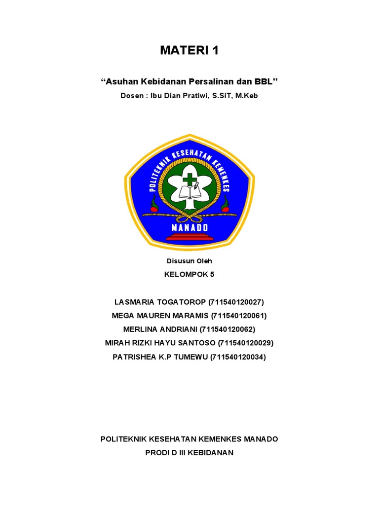 MATERI 1 & 2 ASKEB PERSALINAN Klompok 5 | PDF
