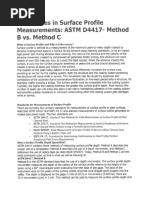 ASTM D4417 Method B Vs C | PDF