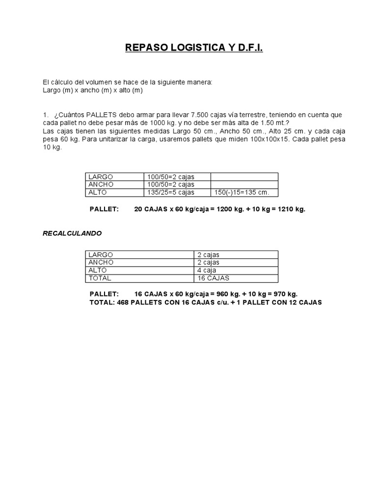 Repaso Moodle - Logistica Laura | PDF | Ingeniería de Transporte ...