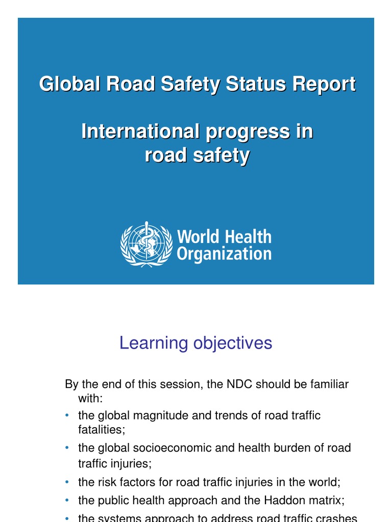 Session 1 International Progress in Road Safety | PDF | Traffic ...