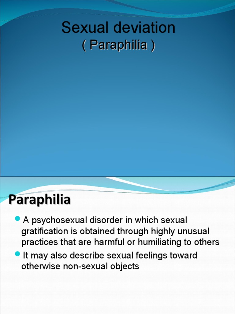 Sexual Deviation | PDF