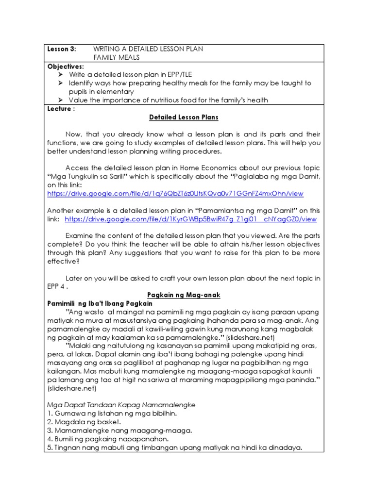 Lesson 3 Lecture | PDF