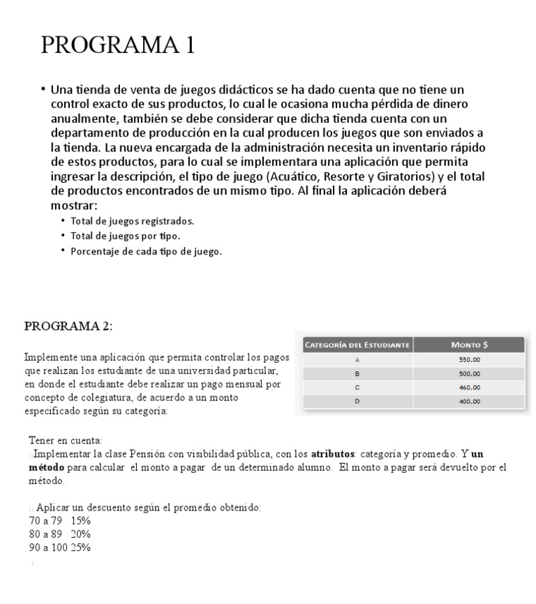 2 Ejercicios Programa en Java | PDF | Finanzas y dinero