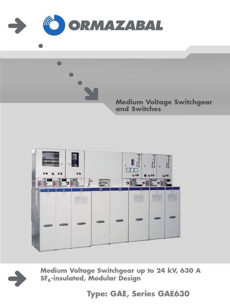 Ormazabal - GAE630 | PDF | Switch | Fuse (Electrical)