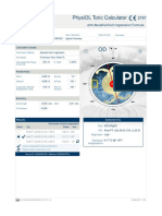 Barrett Toric IOL Calculator v2.0 | PDF