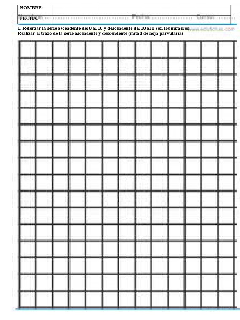 Hoja Parvularia | PDF