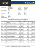 Bank Statement Indusind | PDF | Debits And Credits | Debit Card