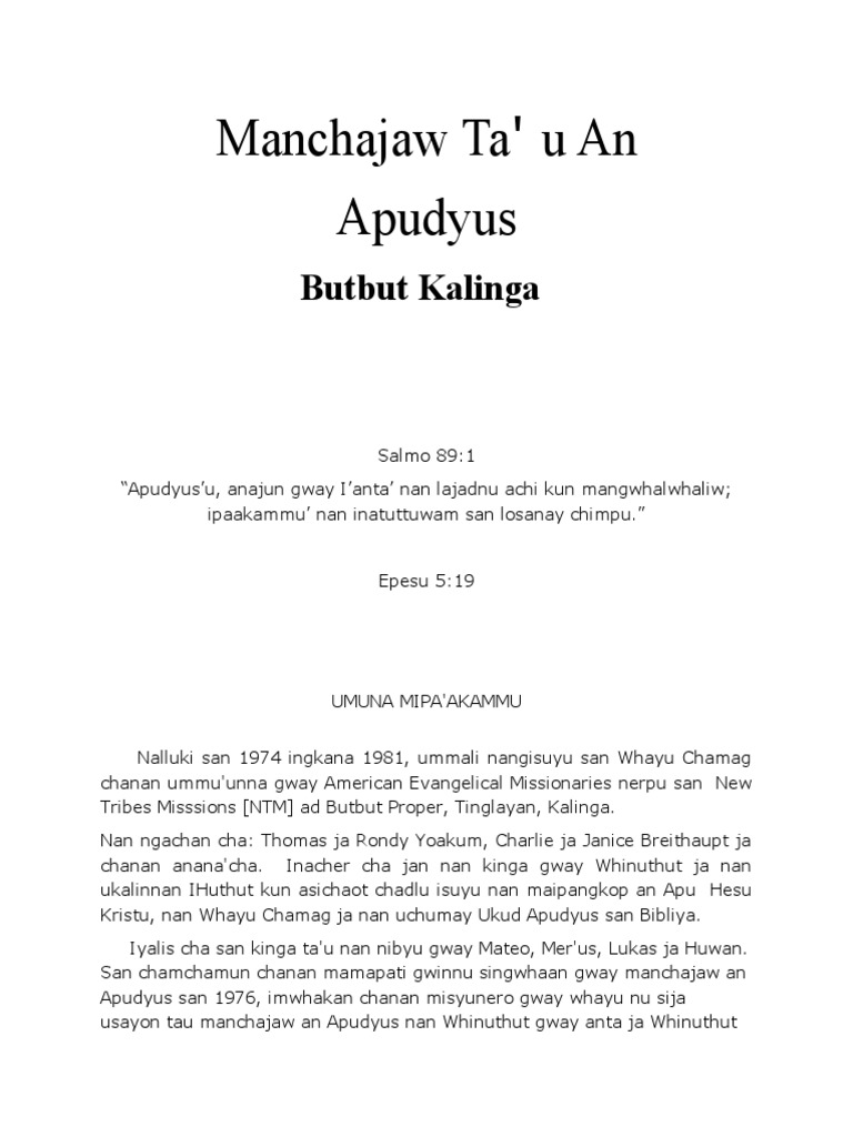 Edited Butbut Songs or Worship Songs | PDF | Religious Behaviour And ...