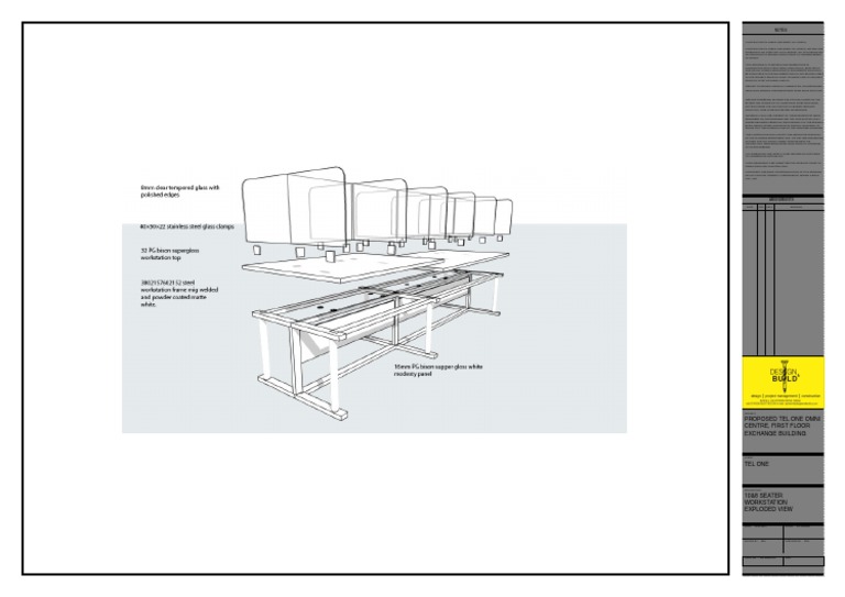 10&8 Seater Workstation Exploded View | PDF