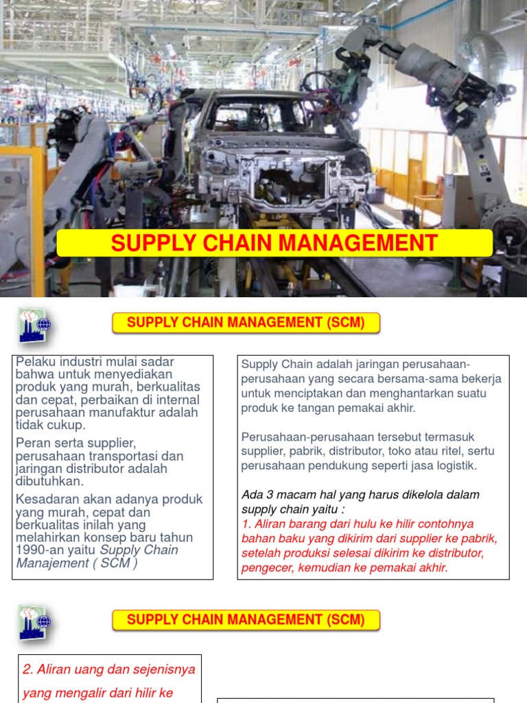 Supply Chain Management | PDF | Bisnis