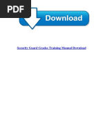 Grade C Security Training Overview | PDF