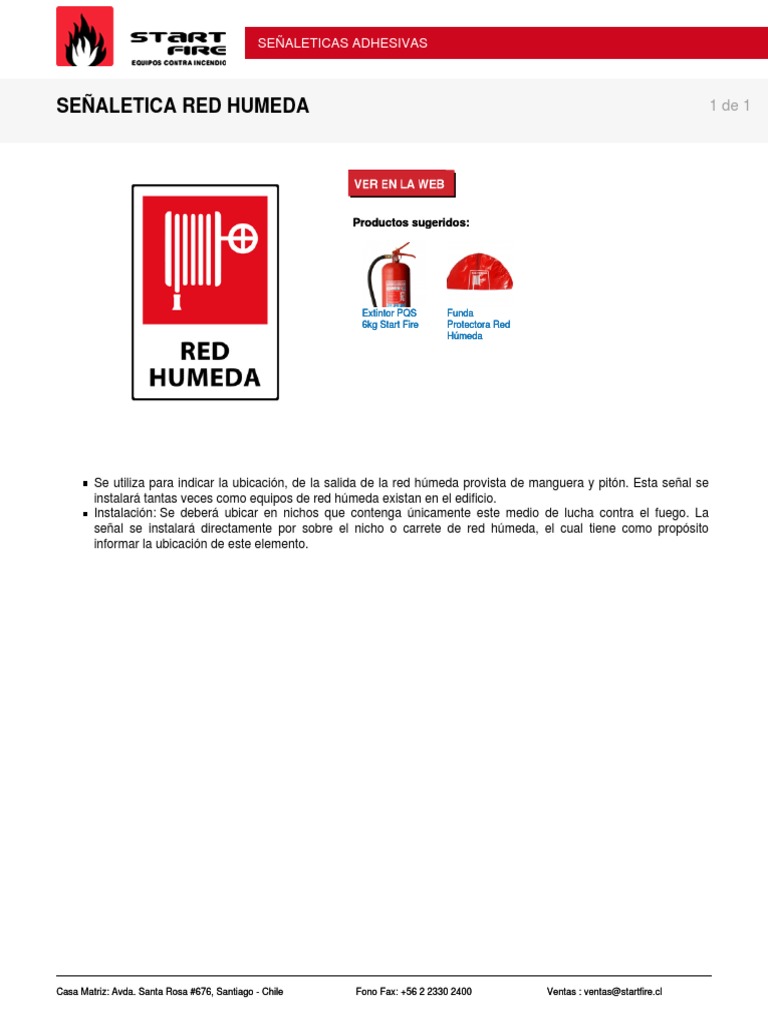 Senaletica Red Humeda | PDF