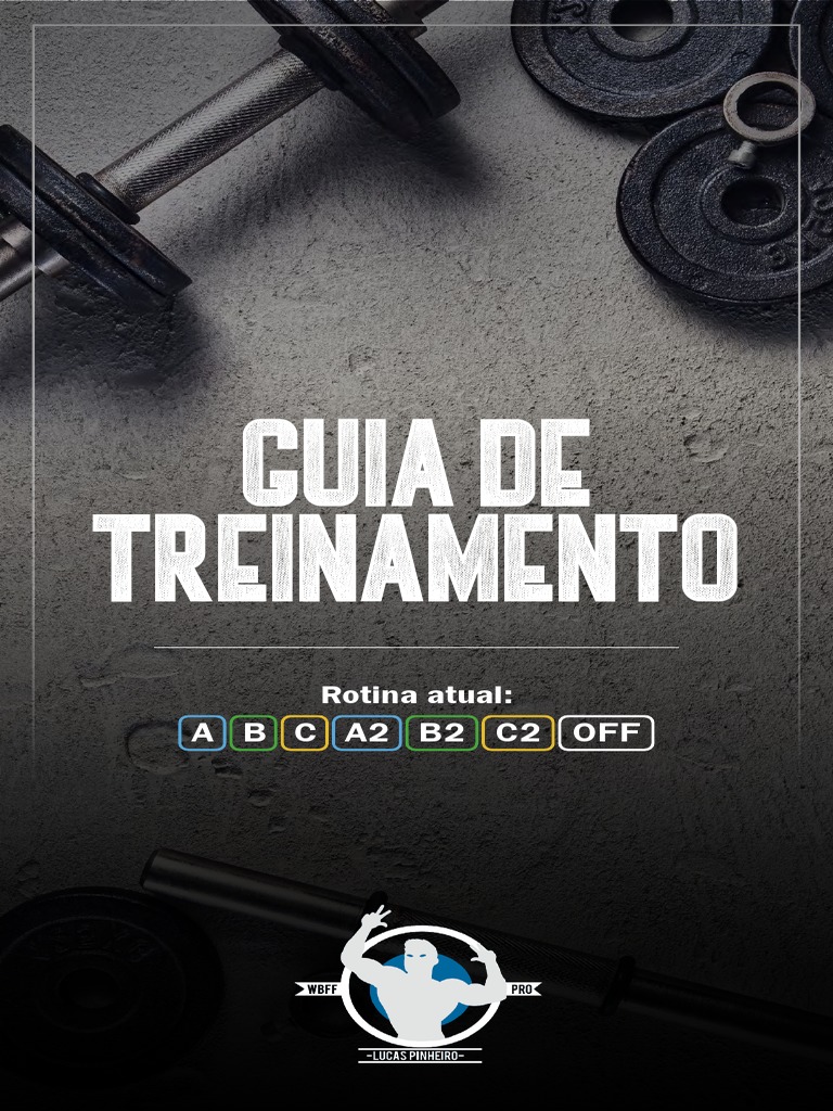 Guia de treinamento completo com exercícios, séries e repetições | PDF ...