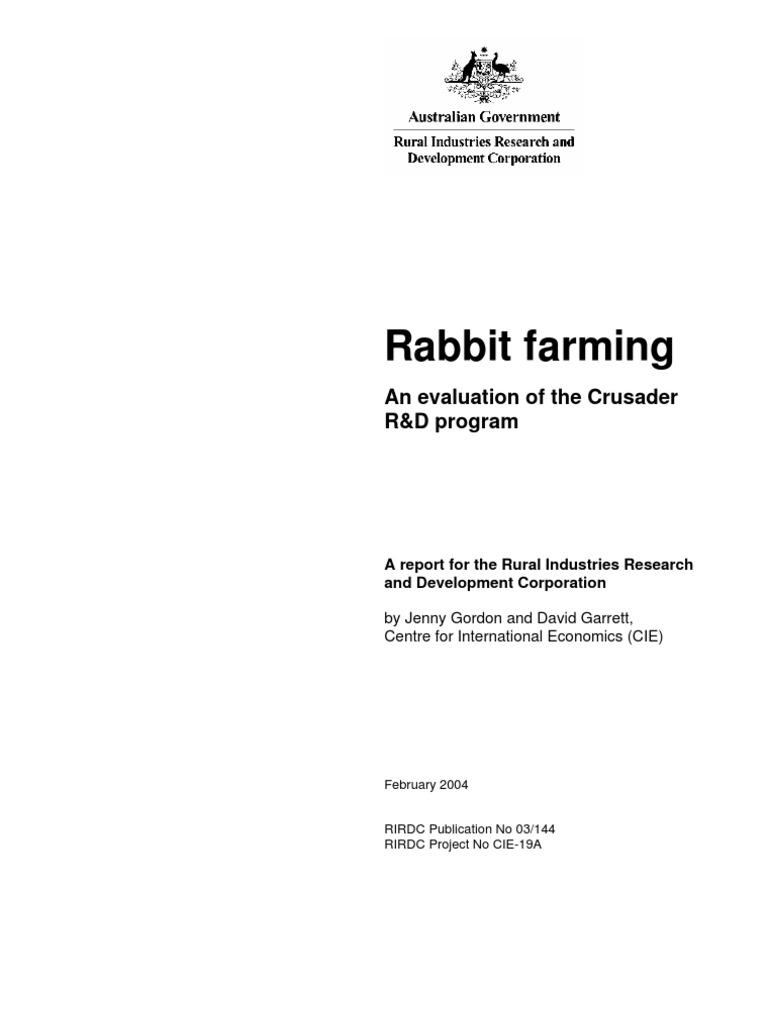 Rabbit Farming | PDF | Selective Breeding | Demand
