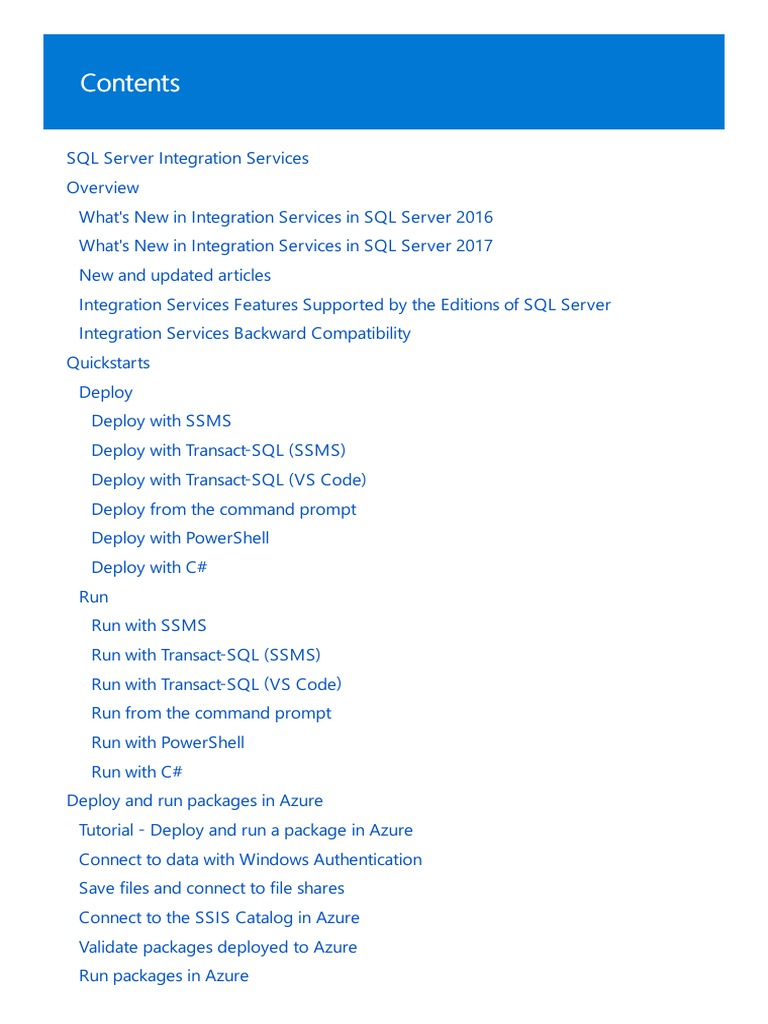 SSIS Package Creation | Download Free PDF | Microsoft Sql Server ...