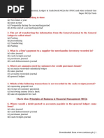 Basic Accounting MCQs with Answers | PDF | Expense | Income Statement