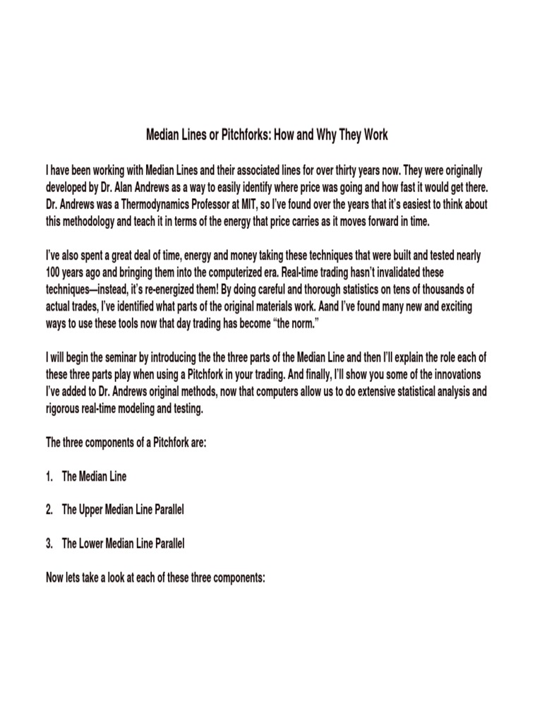 Pitchforks - How or Why They Work - Timothy Morge | PDF | Order ...