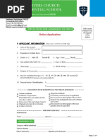 Oshigambo High School 2026 Application Form | PDF