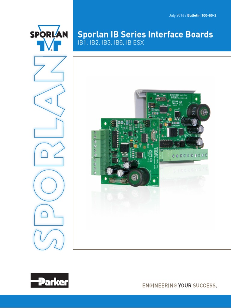 Sporlan IB Series Interface Boards: Ib1, Ib2, Ib3, Ib6, Ib Esx | PDF ...
