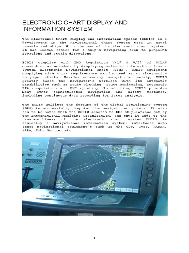 Electronic Chart Display and Information System | PDF | Navigation ...