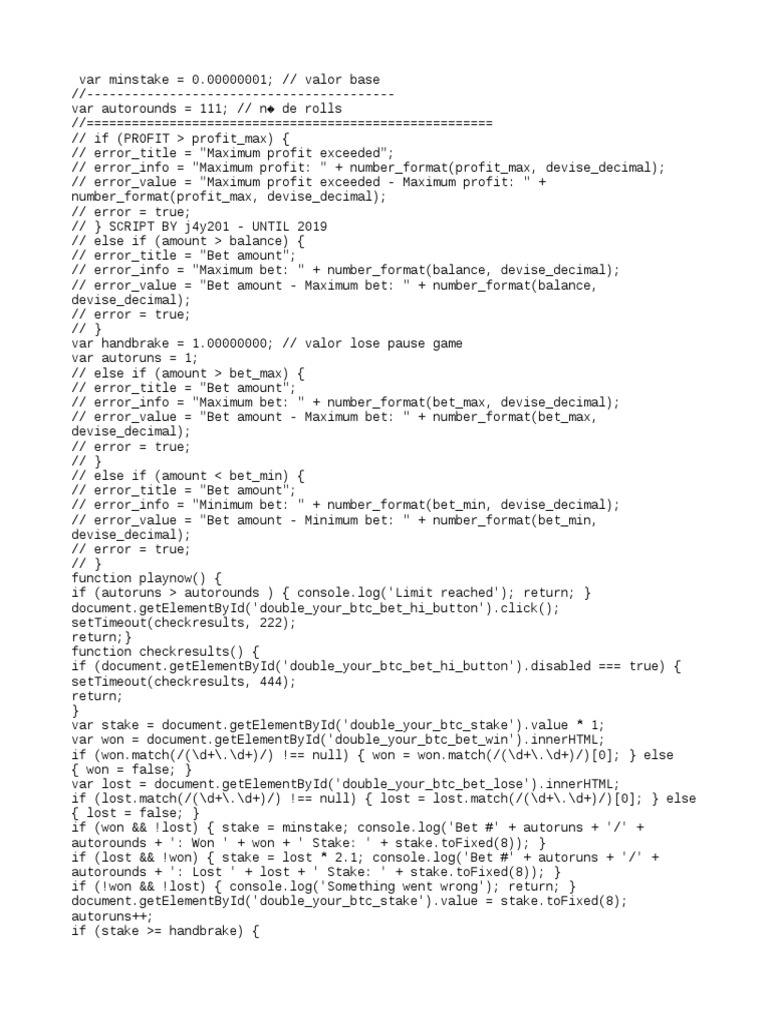 Script Freebitcoin | PDF | Gambling | Teaching Mathematics