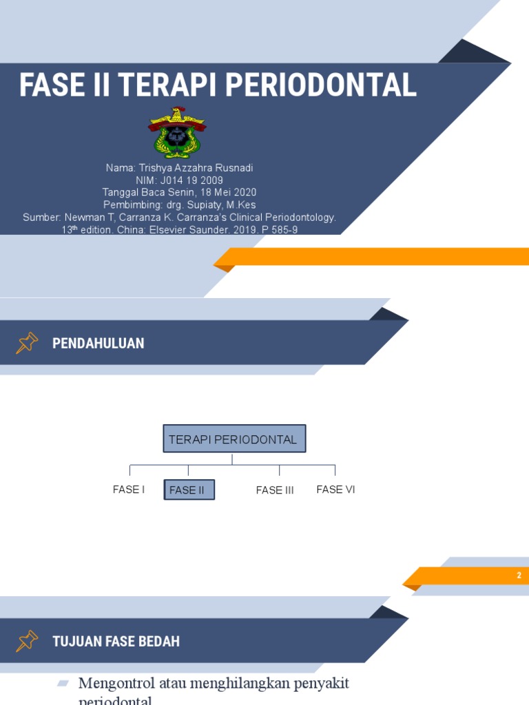 Fase II Terapi Periodontal | PDF