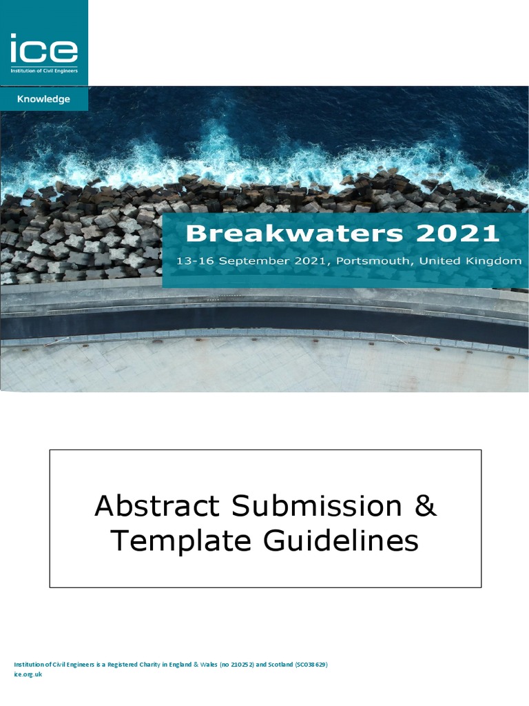 Abstract Submission & Template Guidelines | PDF | Cognition