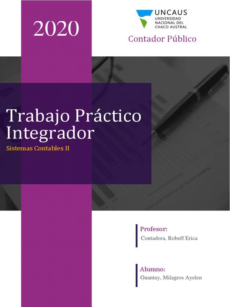 Trabajo Practico Integrador | PDF | Estado de resultados | Contabilidad