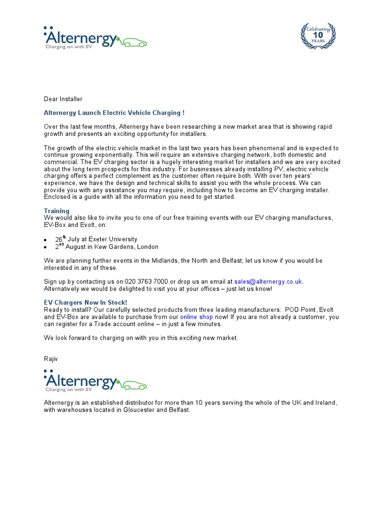 Electric Vehicle Charging Guide For Installers | PDF | Electric Vehicle ...