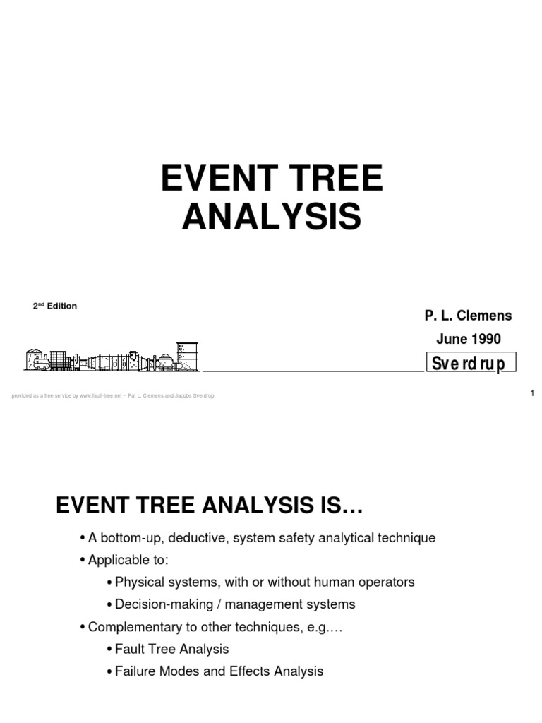 Event Tree Analysis: Sverdrup | PDF | Systems Engineering | Systems Science