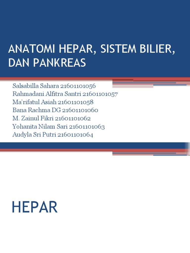 Trias Porta Hepatica dalam Anatomi Hepar | PDF | Ilmu Sosial | Sains ...