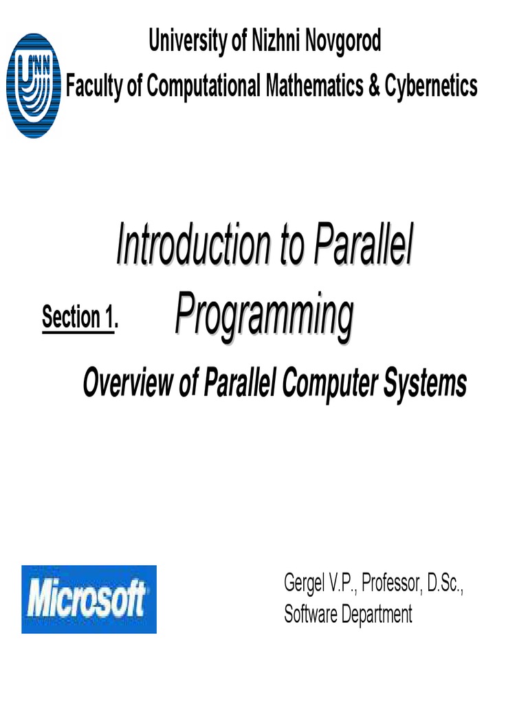 Introduction To Parallel Programming Pdf Parallel Computing Network Topology