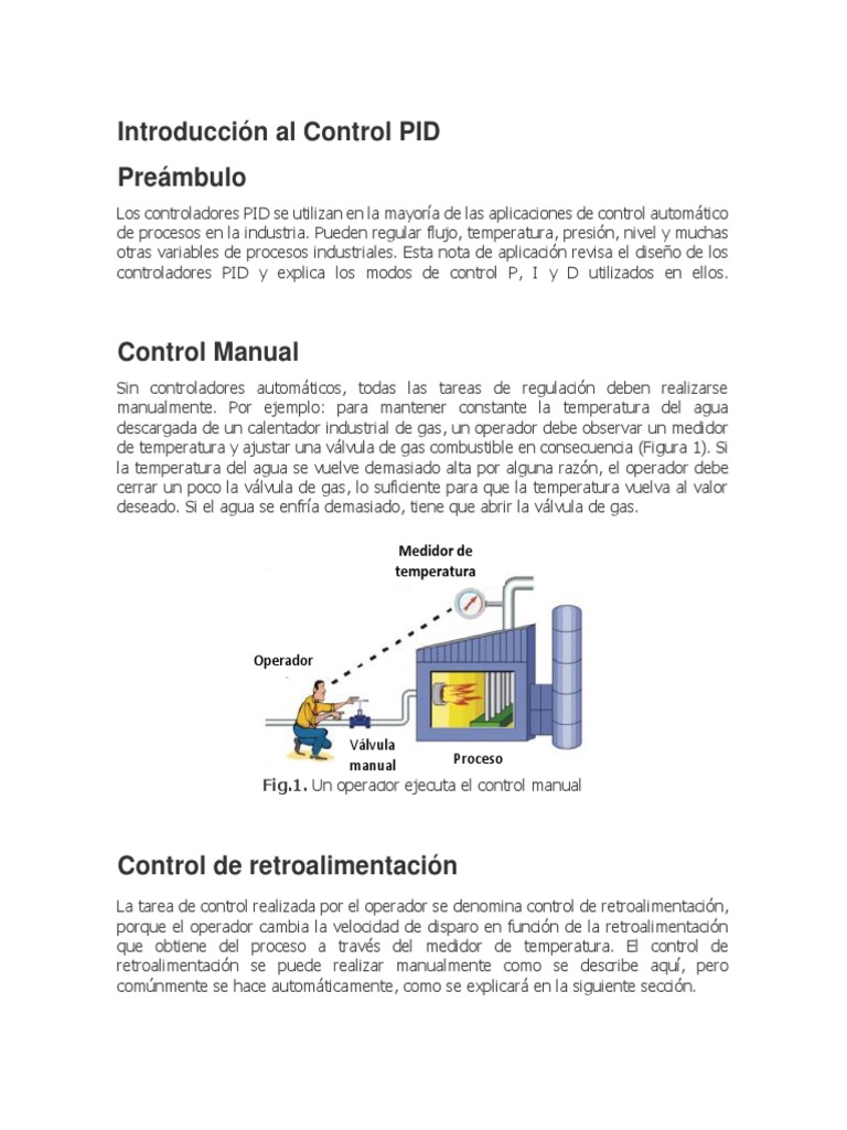 Introducción Al Control PID | PDF | Ingenieria Eléctrica