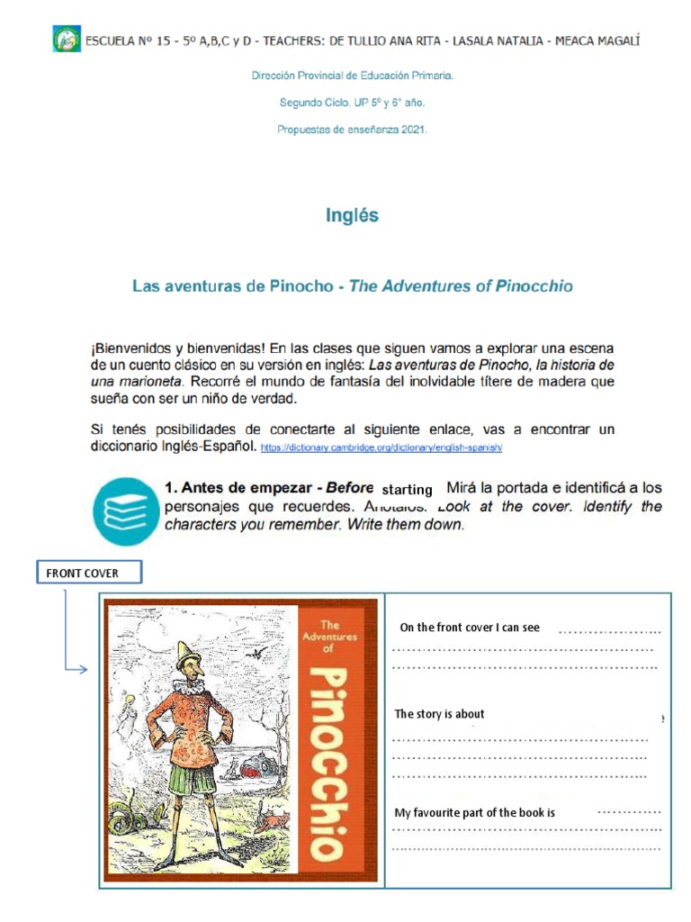 Pinocchio Story | PDF