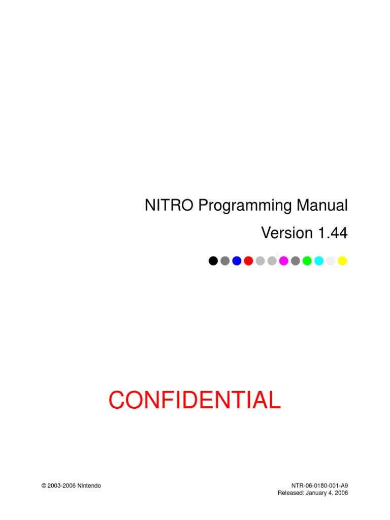 Nds Nitro Programming Manual V1 44 Pdf Texture Mapping