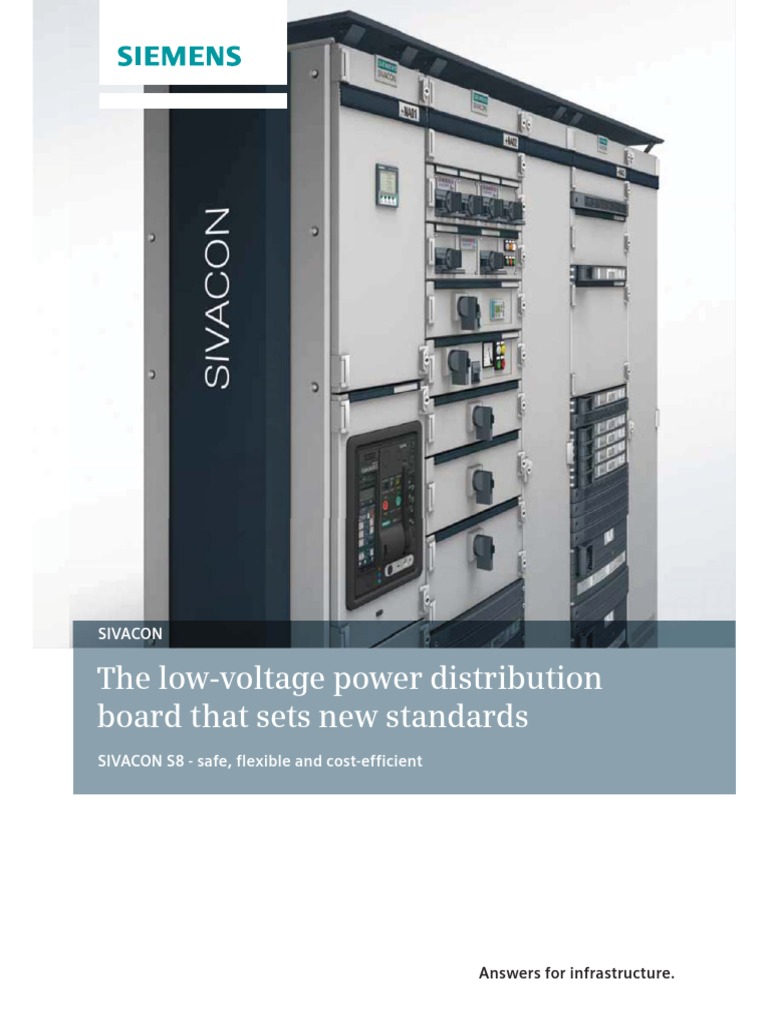 Siemens SIVACON S8 | PDF | Door | Fuse (Electrical)