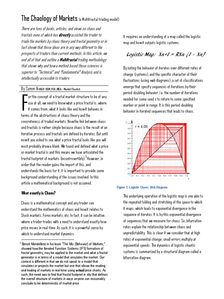 The Chaology of Markets | PDF | Chaos Theory | Fractal