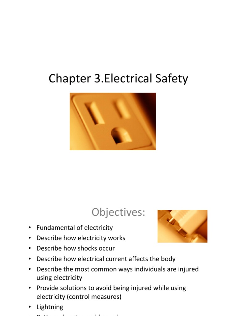 Chapter 3 Electrical Safety | PDF | Electrical Resistance And Conductance | Electricity