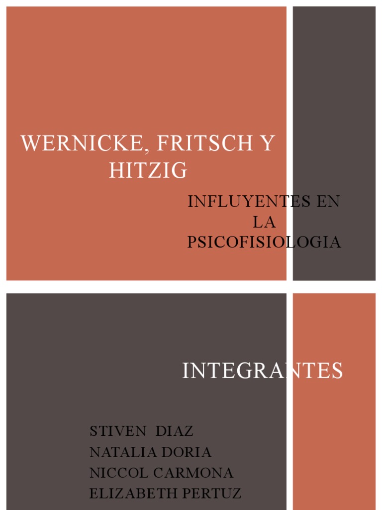 Wernicke, Fritsch y Hitzig | PDF