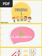 Cuadernillo Fonema L | PDF | Vocal | Lingüística