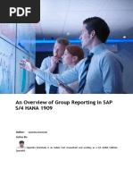 Group Reporting in SAP S4HANA | PDF | Financial Statement | Analytics