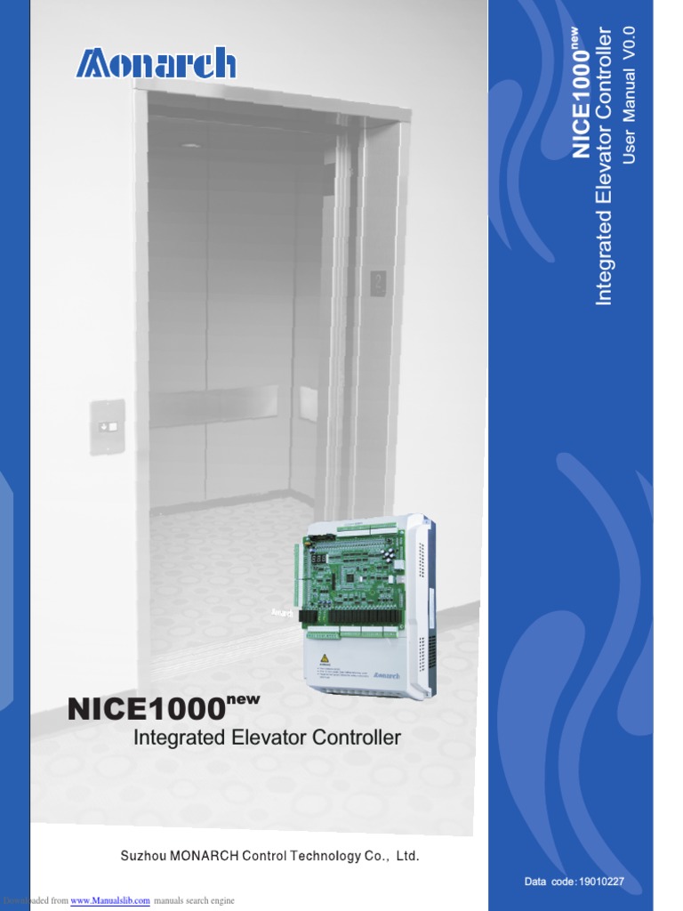 Nice 1000 | PDF | Elevator | Power Supply