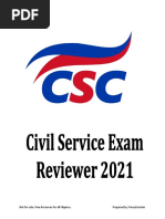 CSC 0 - CSE Reviewer 21-170 | PDF