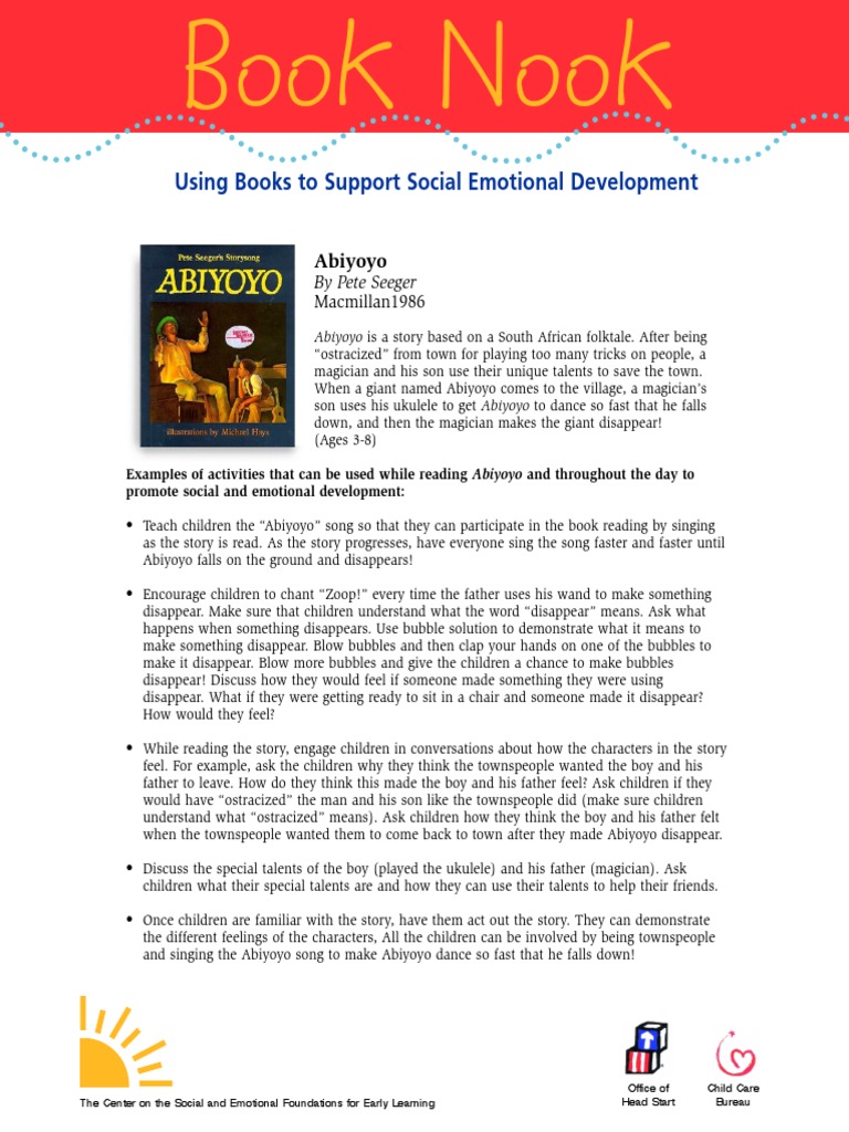 Using Books To Support Social Emotional Development: Abiyoyo | PDF ...